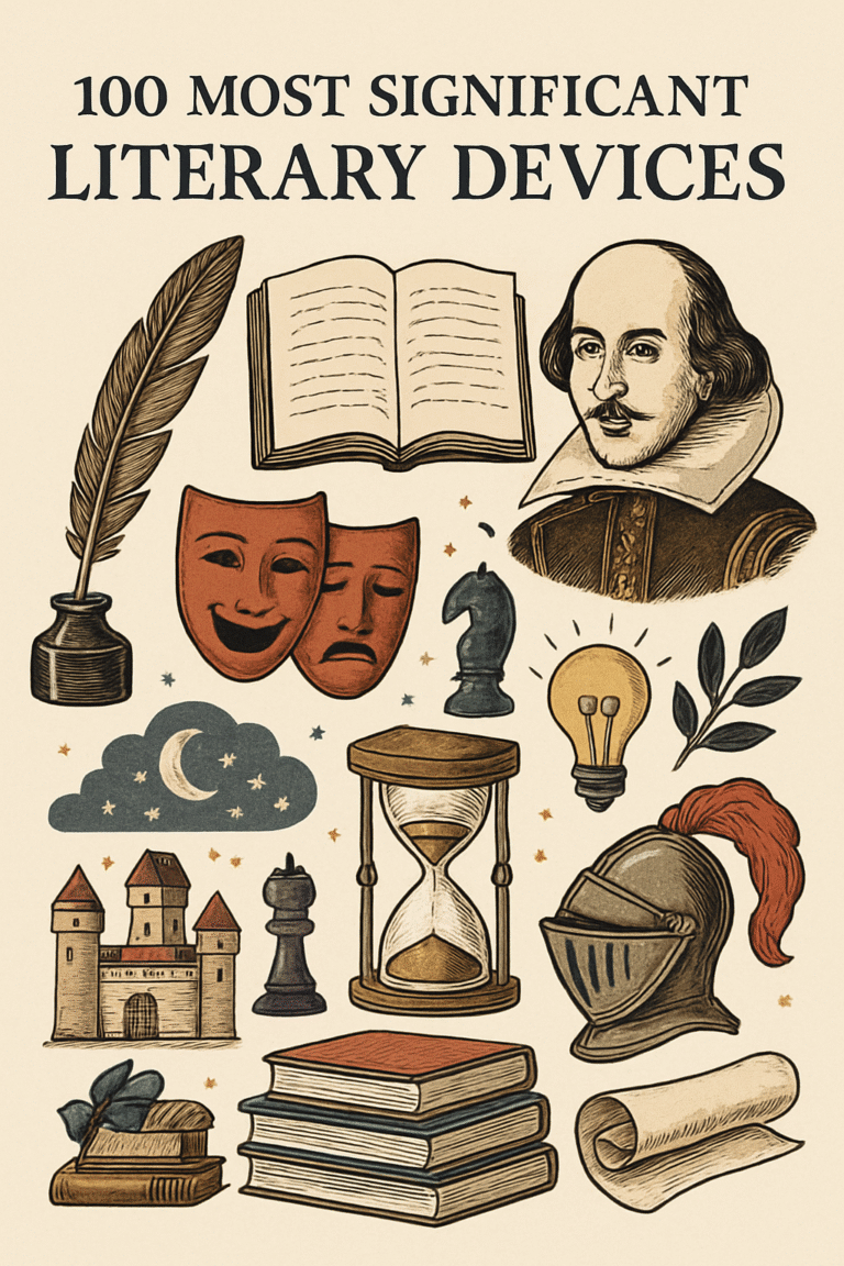 100 Most Significant Literary Devices Used in English Writing ...