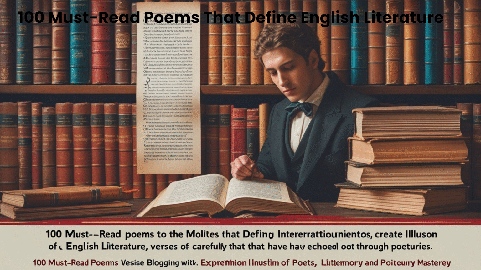 100 Must-Read Poems That Define English Literature - EnglishLiterature.in