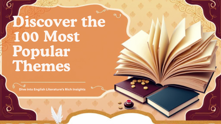 100 Most Popular Themes in English Literature - EnglishLiterature.in